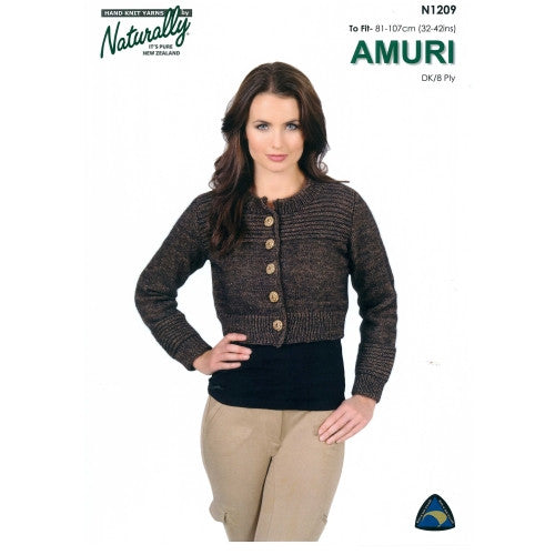 Amuri Crop Cardigan Leaflet Pattern 1209 – Salamanca Wool Shop